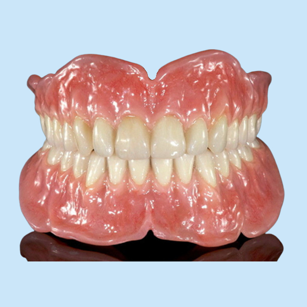 Flexible Rubber Removable Dental Crown Partial Denture Easy Maintain