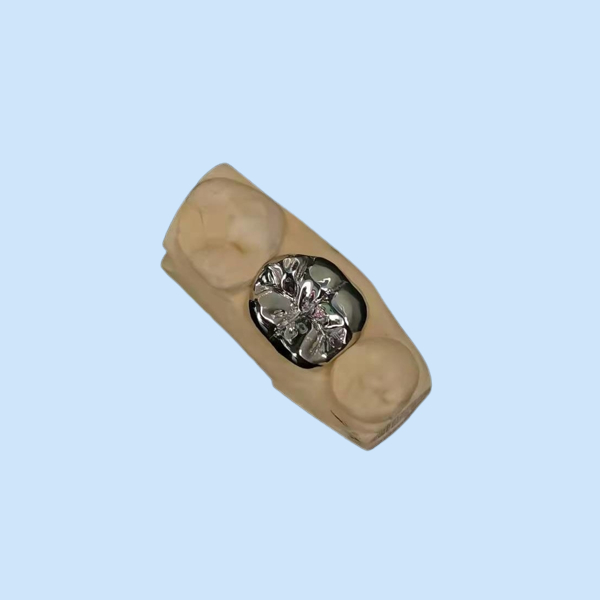 Dental Laboratory FMC Full Cast Metal Crown Dentures High Strength Long ...