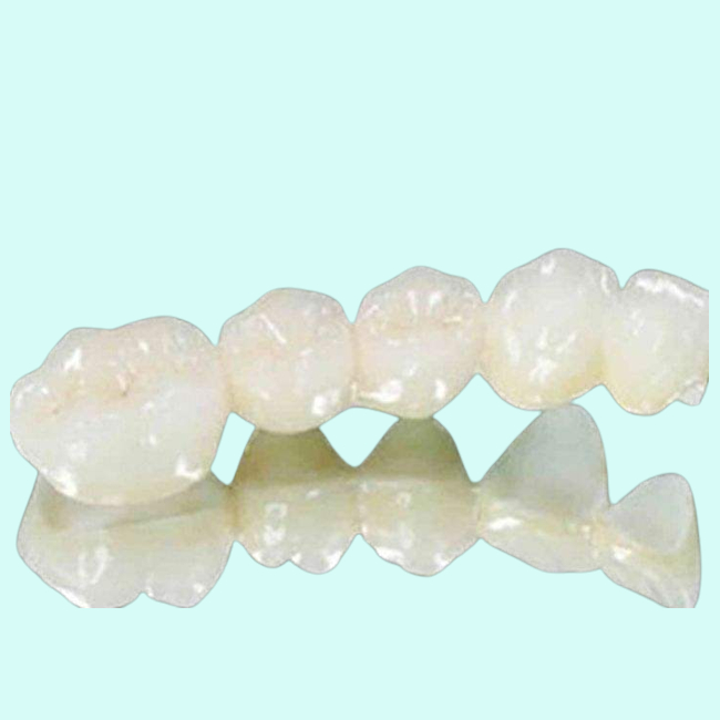 Highly Biocompatible Dental Crown Bridge Zirconia All Ceramic Bridge ...